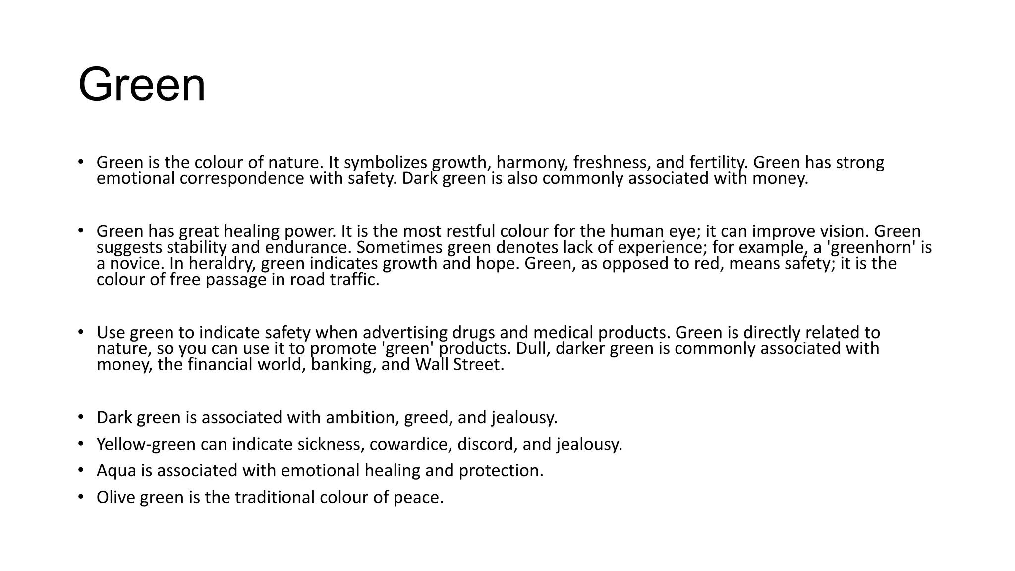 Colour connotations | PPT