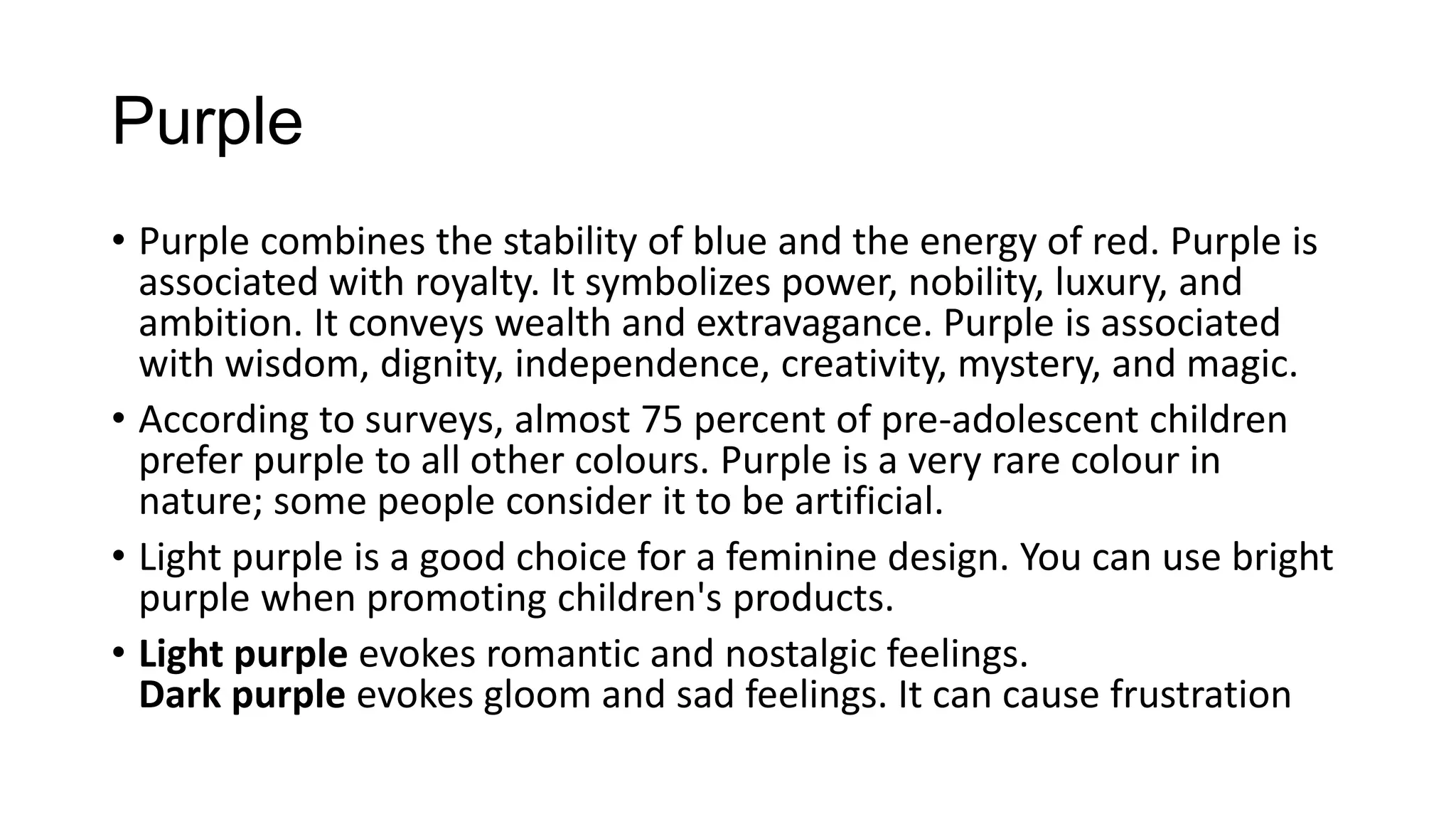 Colour connotations | PPT