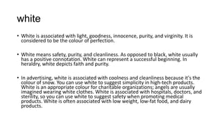 Colour connotations | PPT