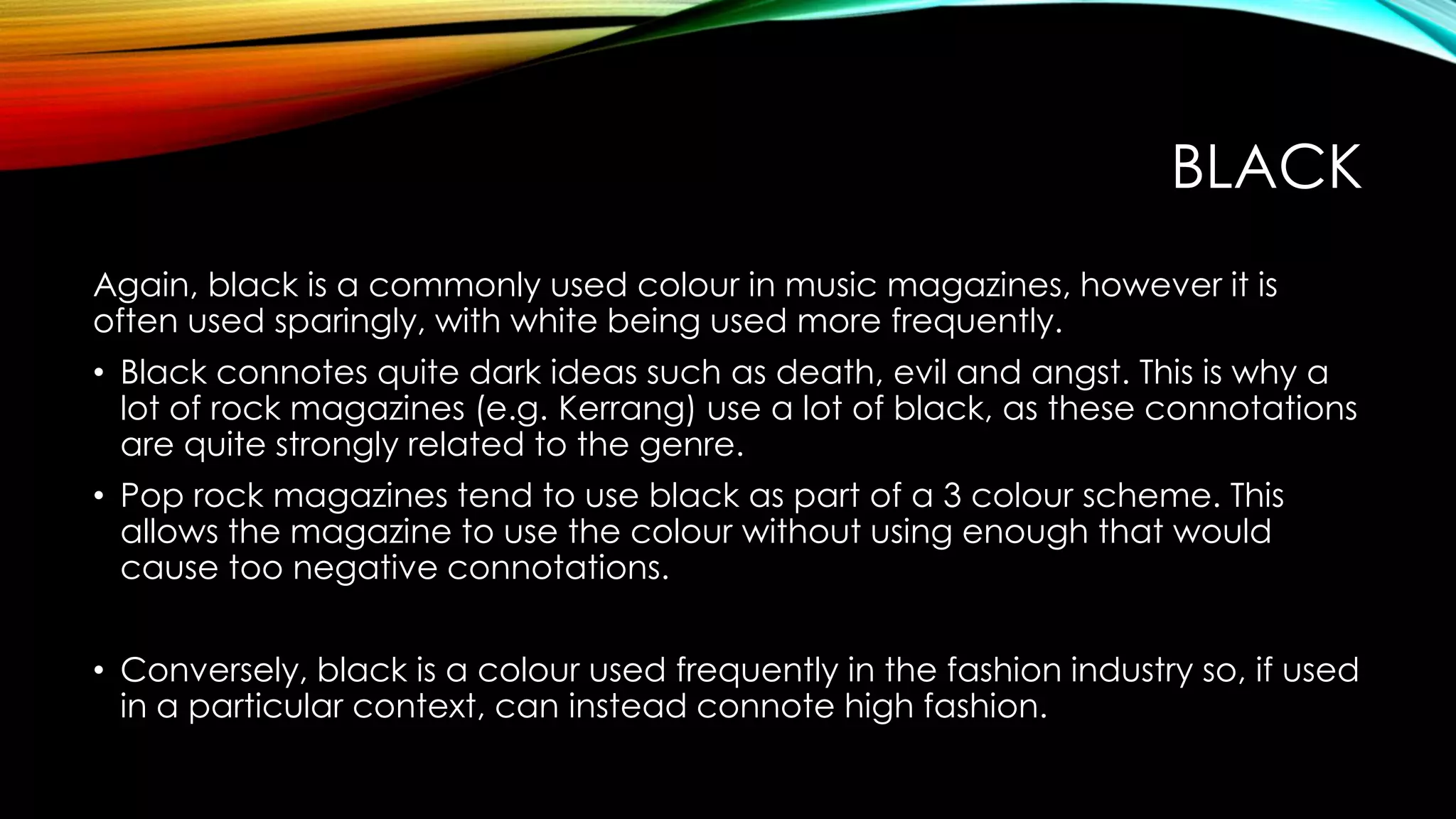 Colour Connotations | PPTX