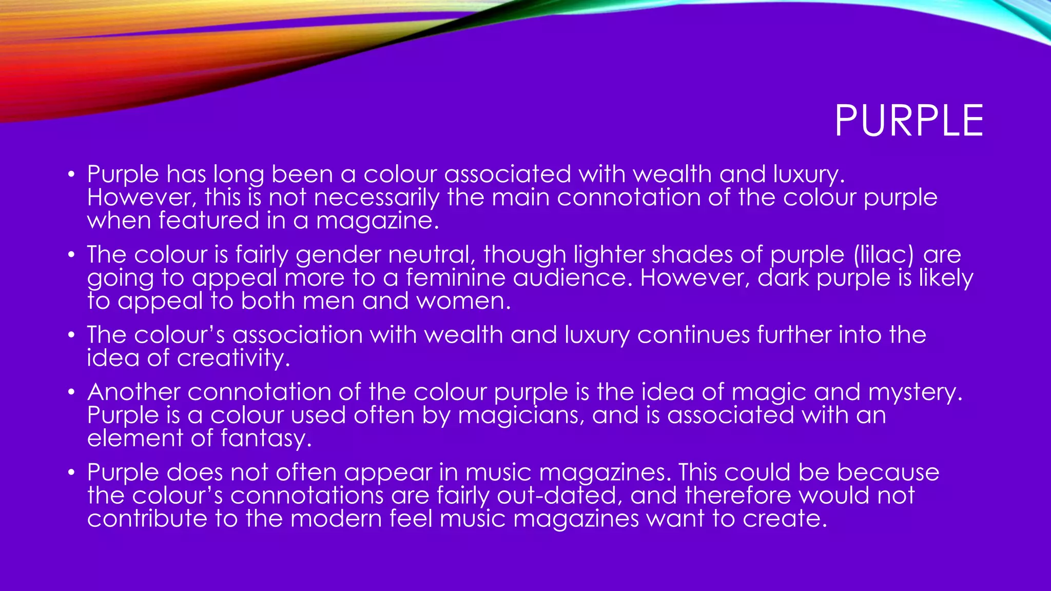 Colour Connotations | PPTX