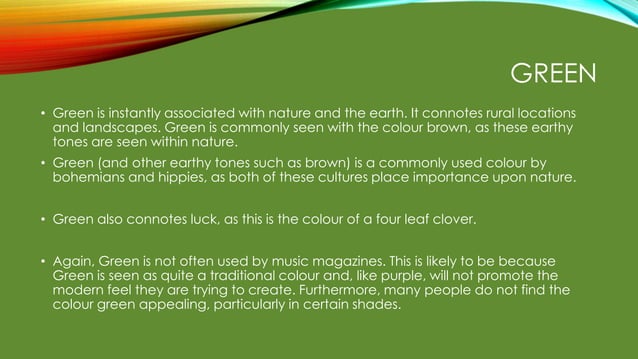 Colour Connotations | PPT