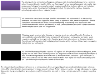 Colour conotations | PPTX