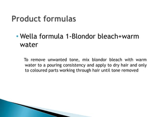 Colour correction producr formulas 3 ppt | PPTX