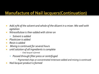 Coloured cosmetics &nail cosmetics | PPTX