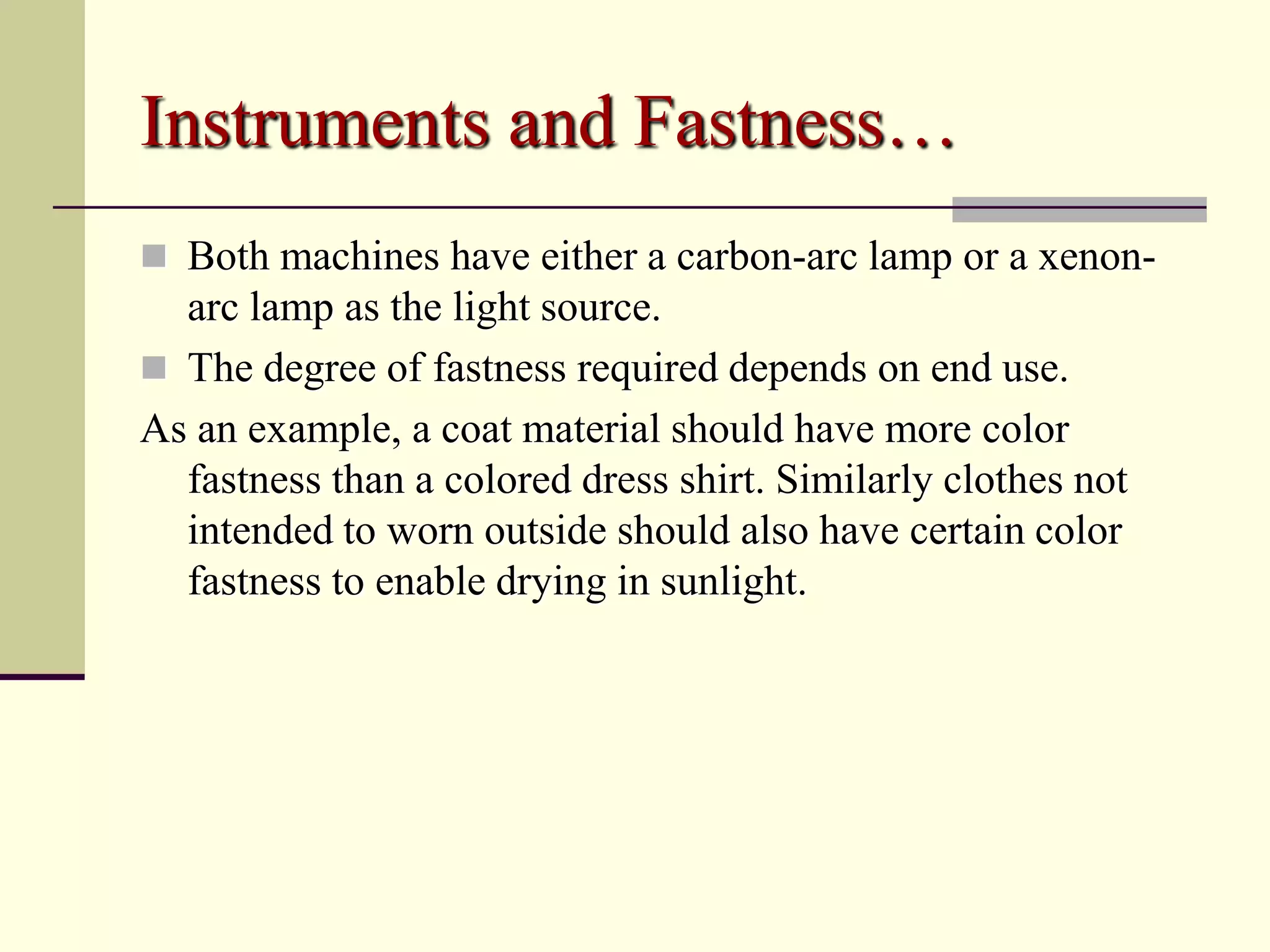 Colour fastness | PDF
