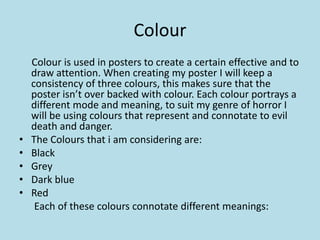 Colour for poster | PPTX | Fashion Trends | Style & Fashion