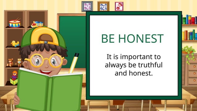 Colourful Cartoon Elementary Classroom Rules Educational Presentation.pptx