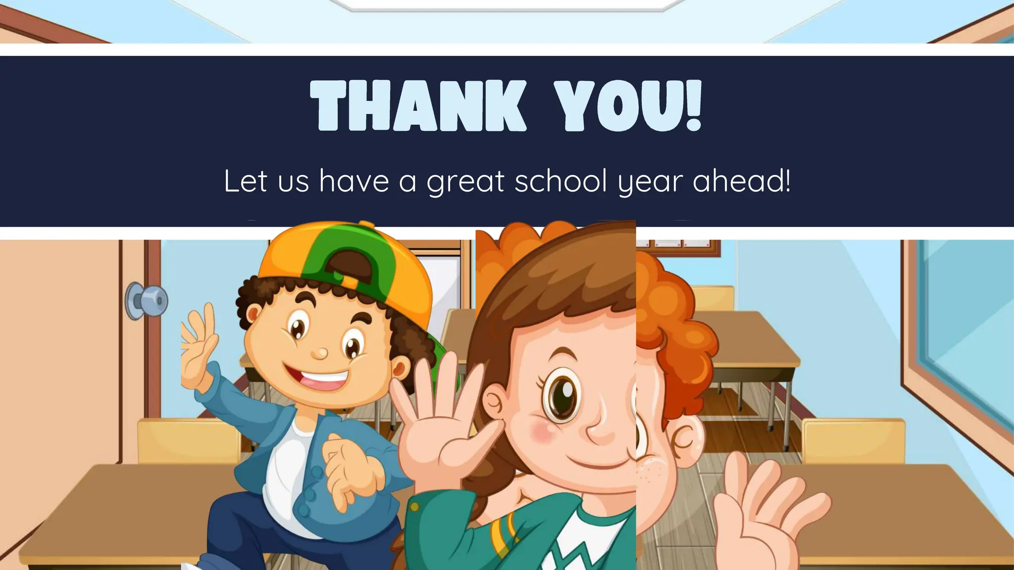 Colourful Illustrative Back to School Orientation Agenda Education ...