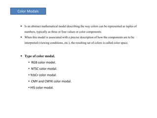 Colour image processing(fip) | PPT