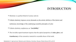 Colour in DENTISTRY and shade matching in | PPTX