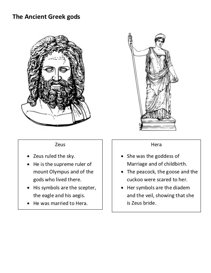 12 Gods Of Mount Olympus Coloring Pages