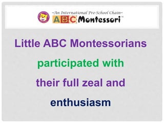 Colouring Competition At ABC Montessori Delhi | PPTX