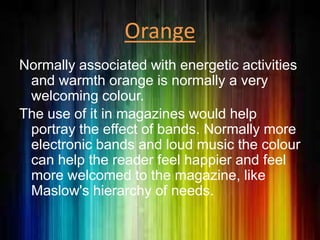 Colour in magazine | PPT