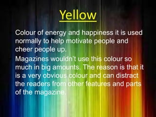 Colour in magazine | PPT