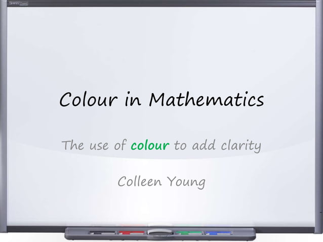 Colour in mathematics | PPT