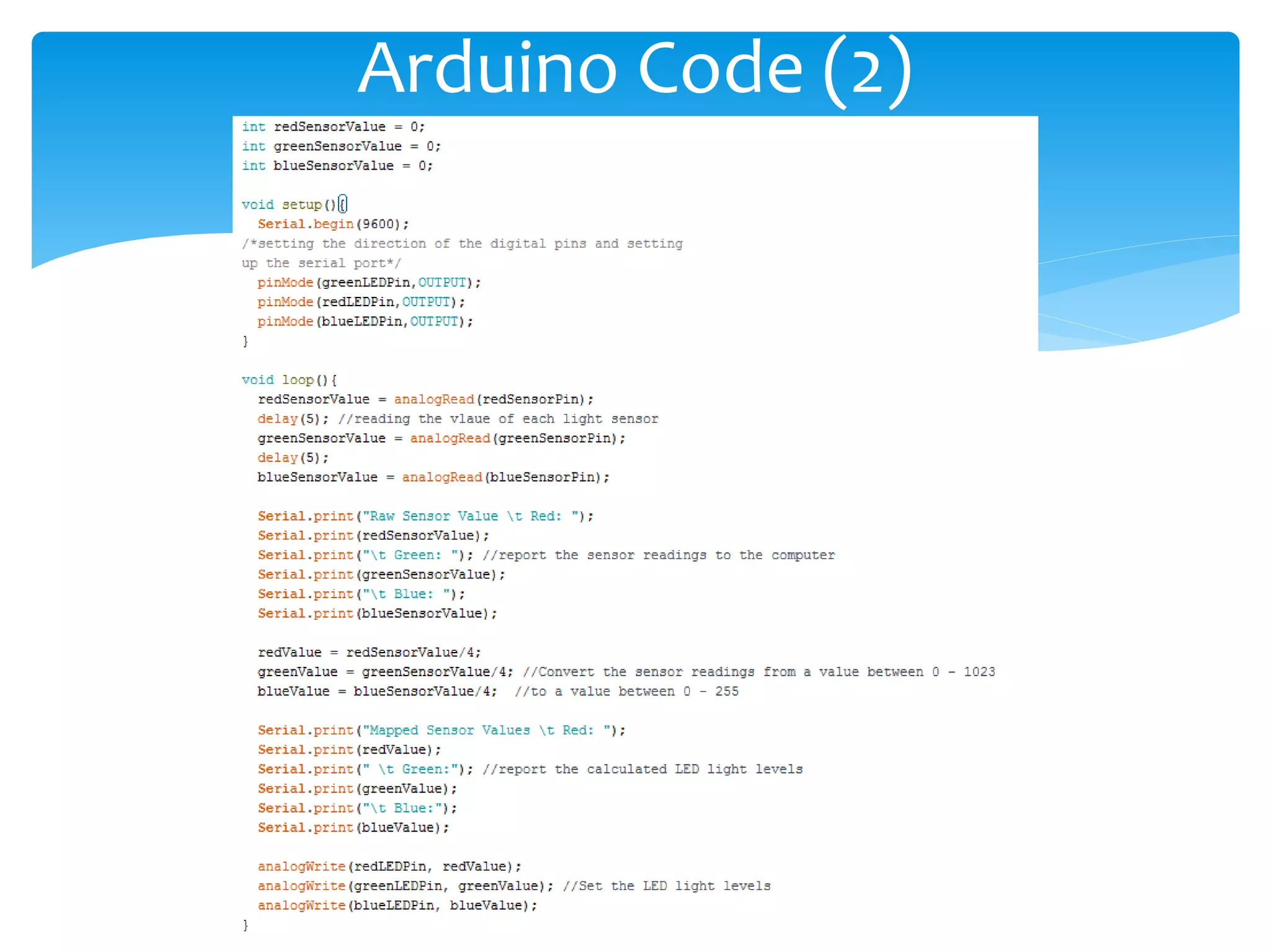 Colour mixing lamp | PPTX