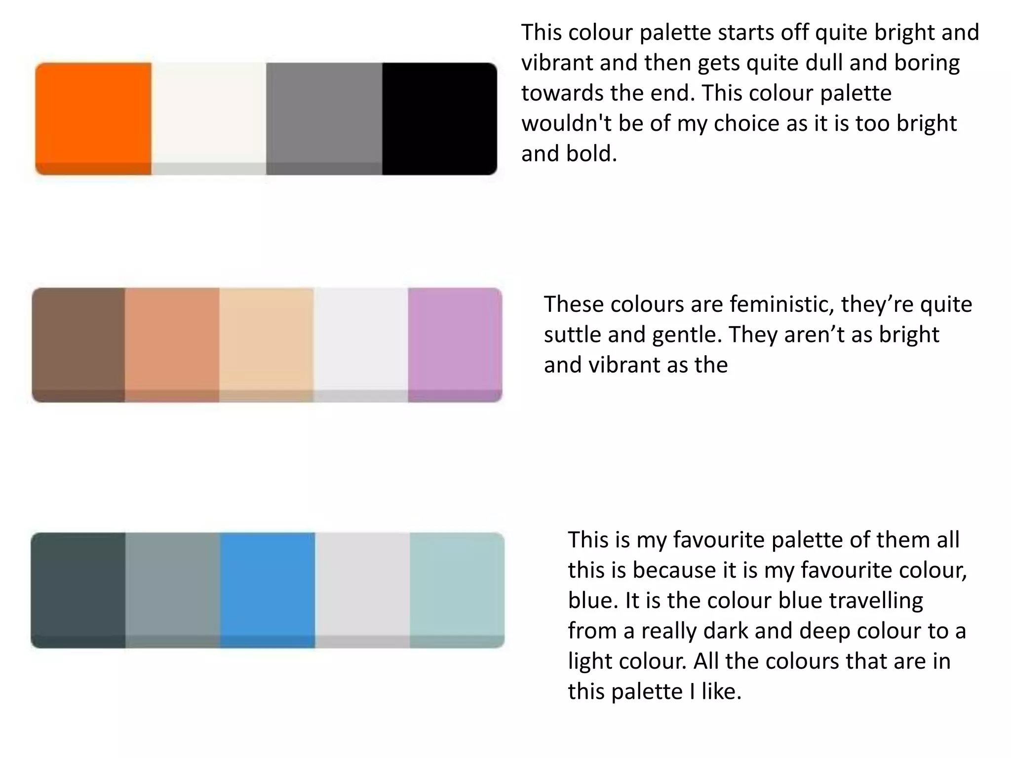 Colour palette | PPTX