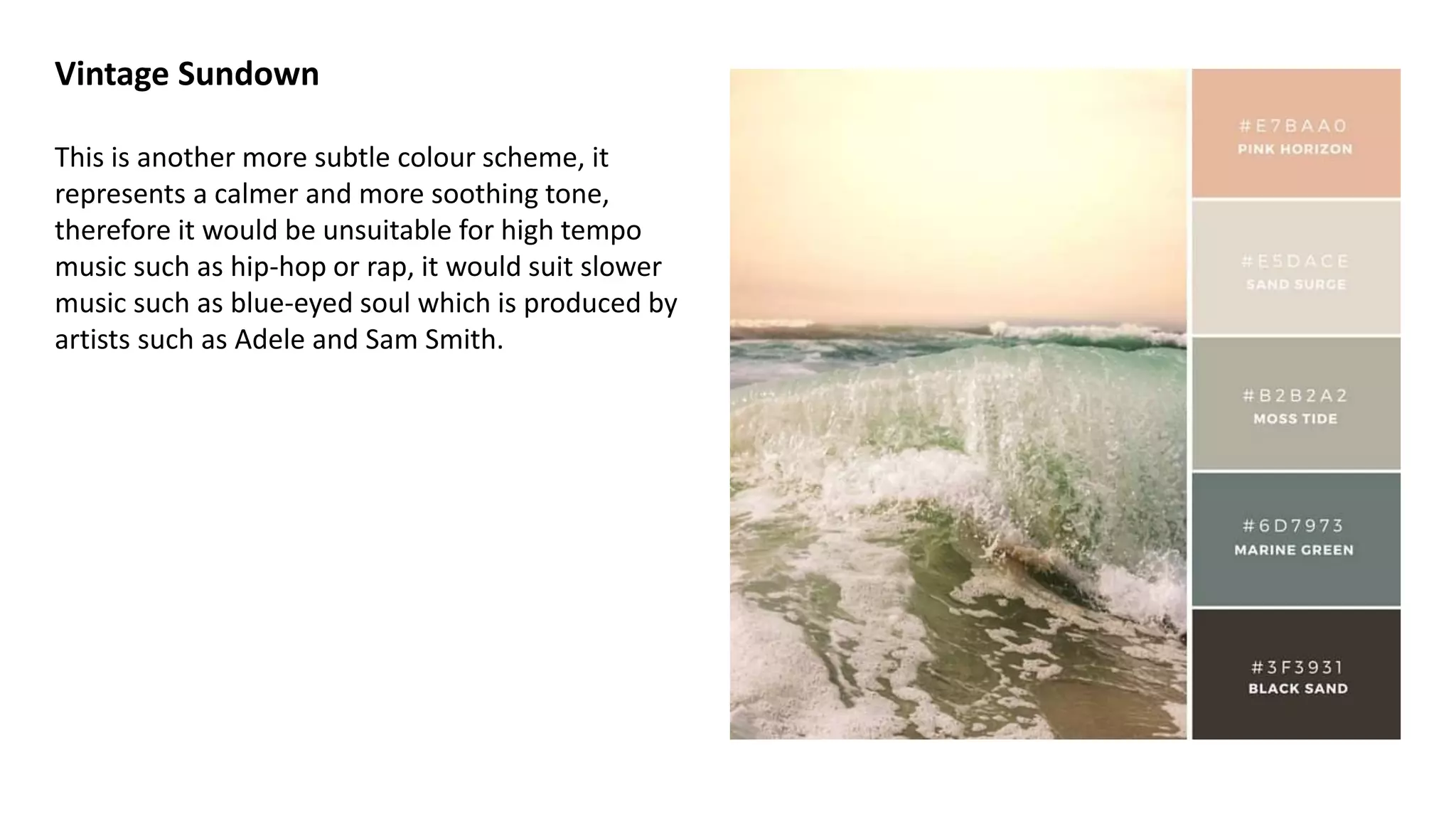 Colour palette analysis | PPTX