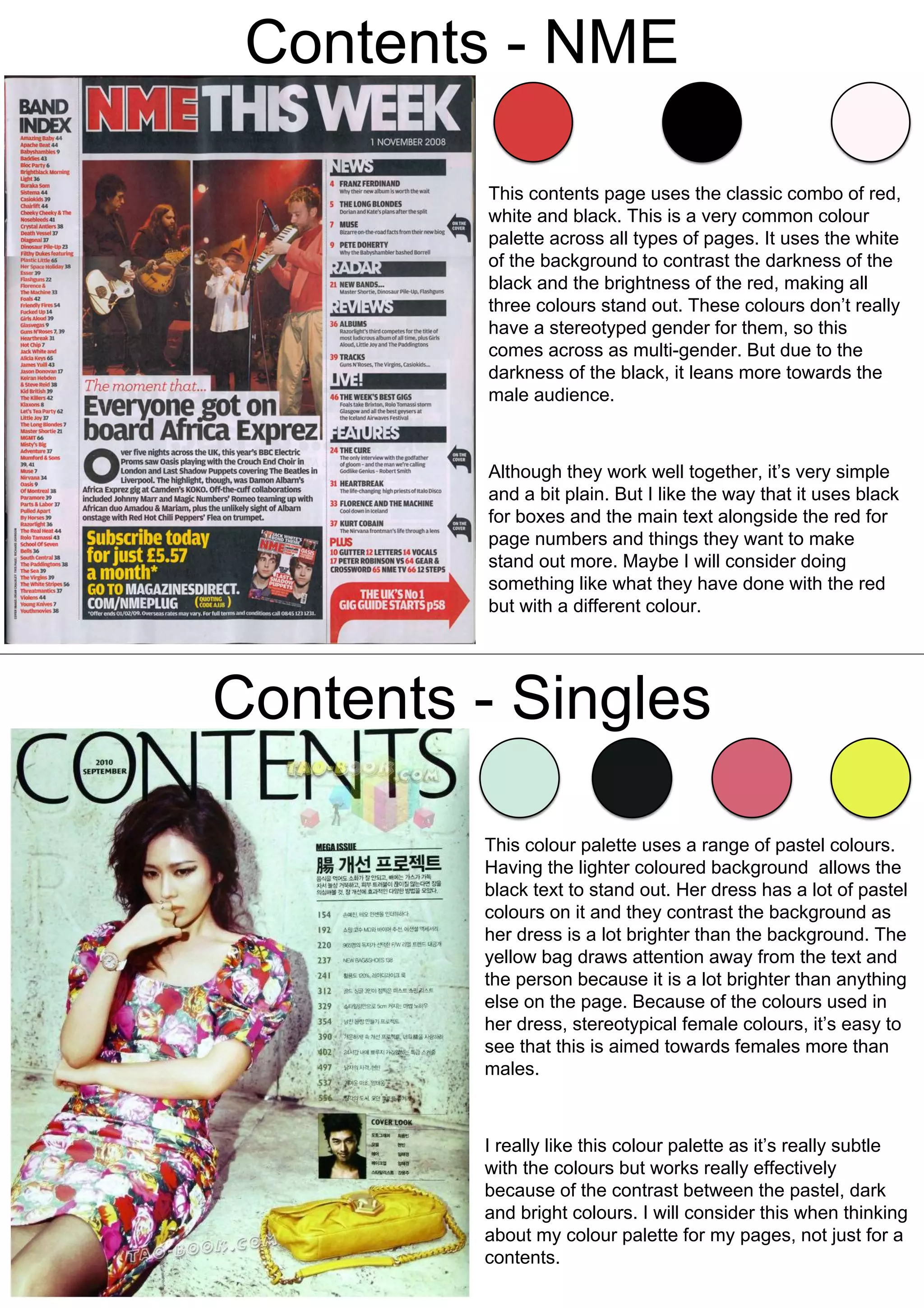 Colour palettes | PPTX