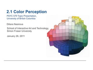 Colour perception | PDF