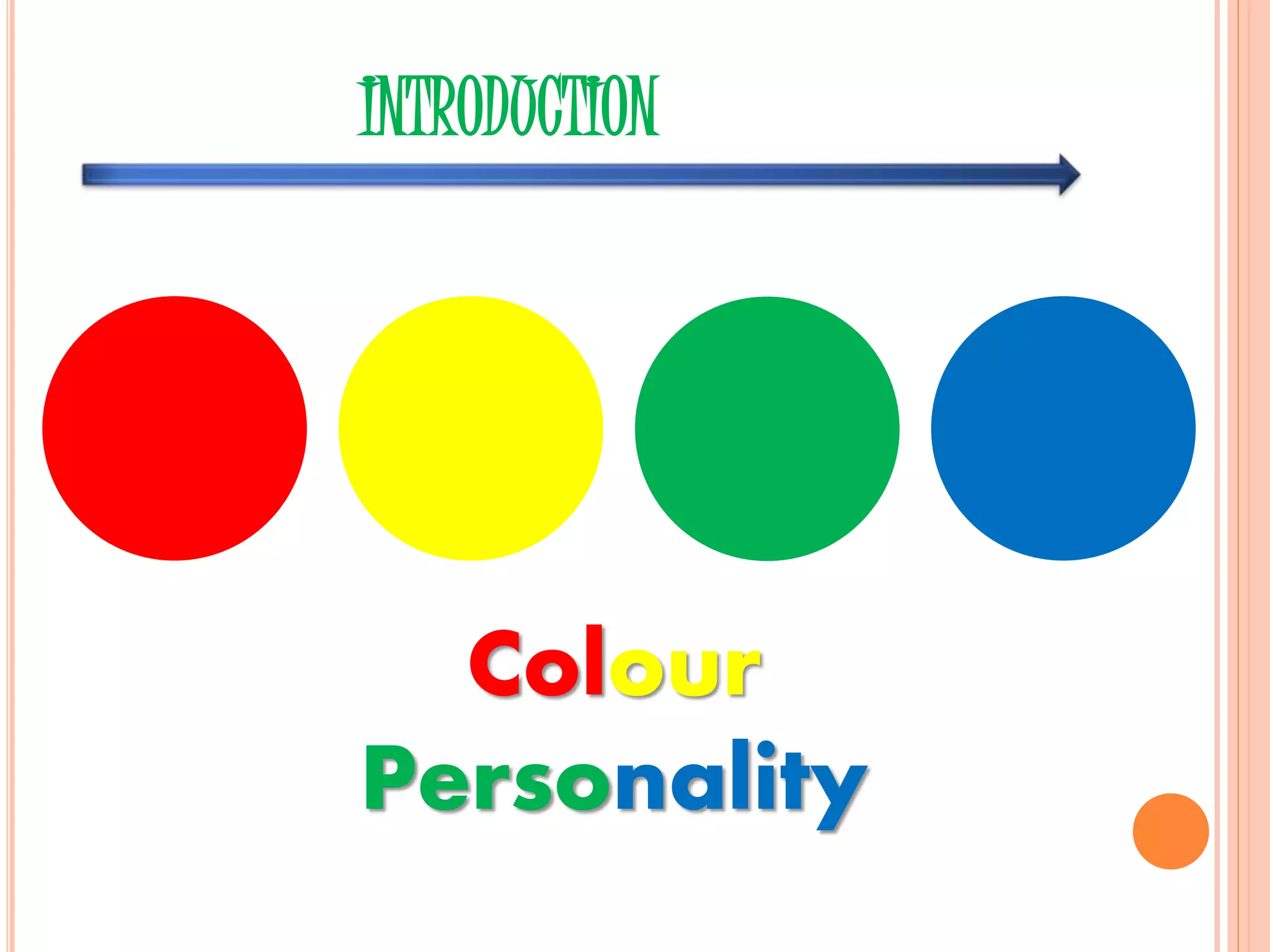 COLOUR PERSONALITY | PPTX