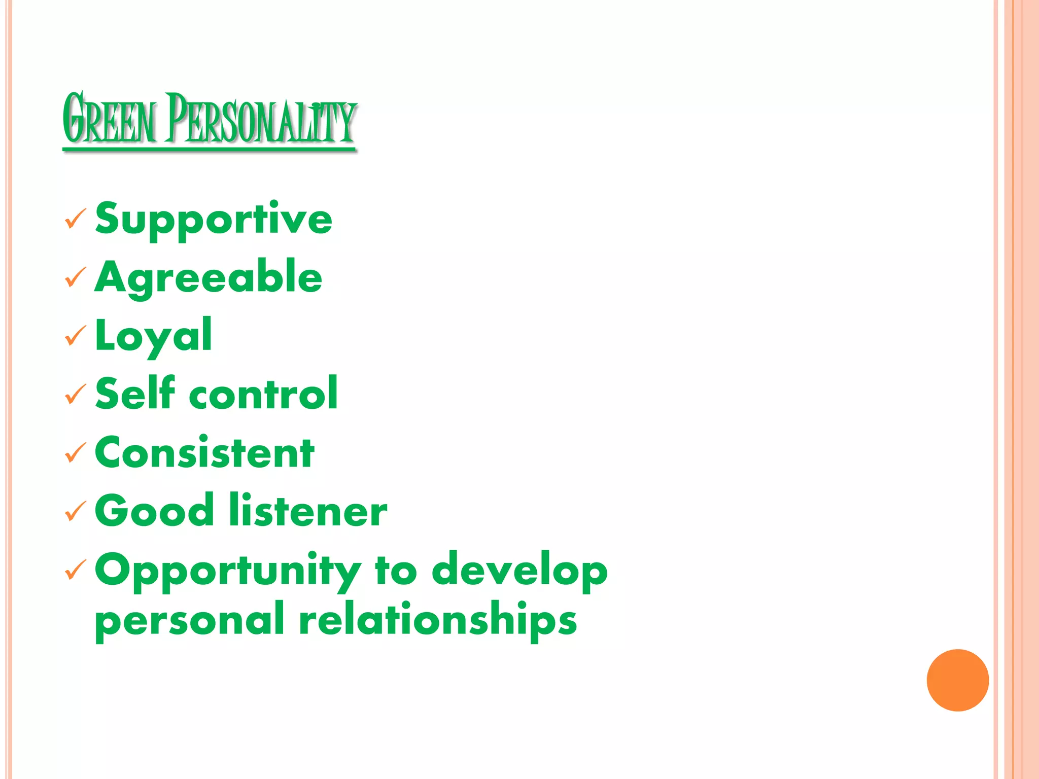 COLOUR PERSONALITY | PPTX