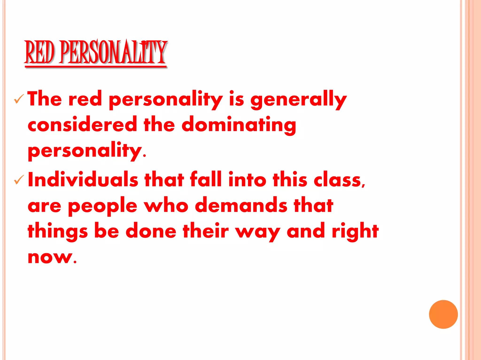COLOUR PERSONALITY | PPTX