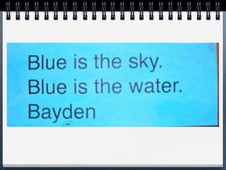 Colour poems | KEY