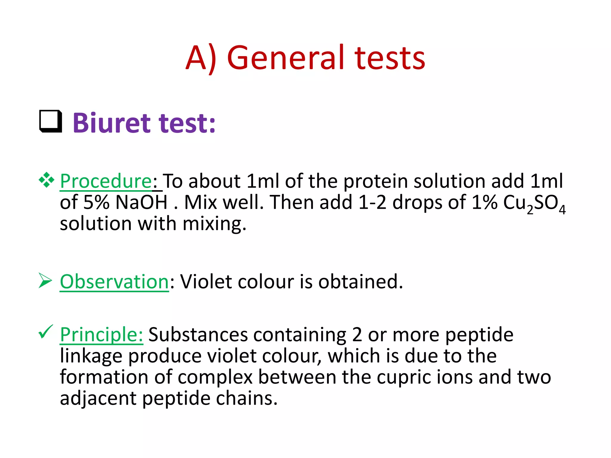Colour reactions of proteins agp | PPTX