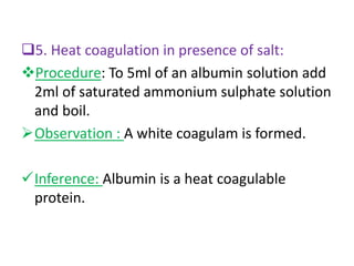 Colour reactions of proteins agp | PPTX