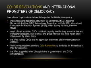 Causes and Concequences of Colour Revolutions in the Post-Soviet ...