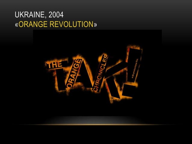 Causes and Concequences of Colour Revolutions in the Post-Soviet ...