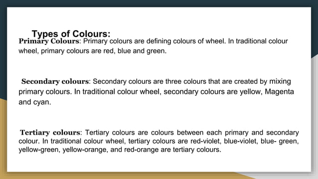 Colours - Design Principles | PPTX
