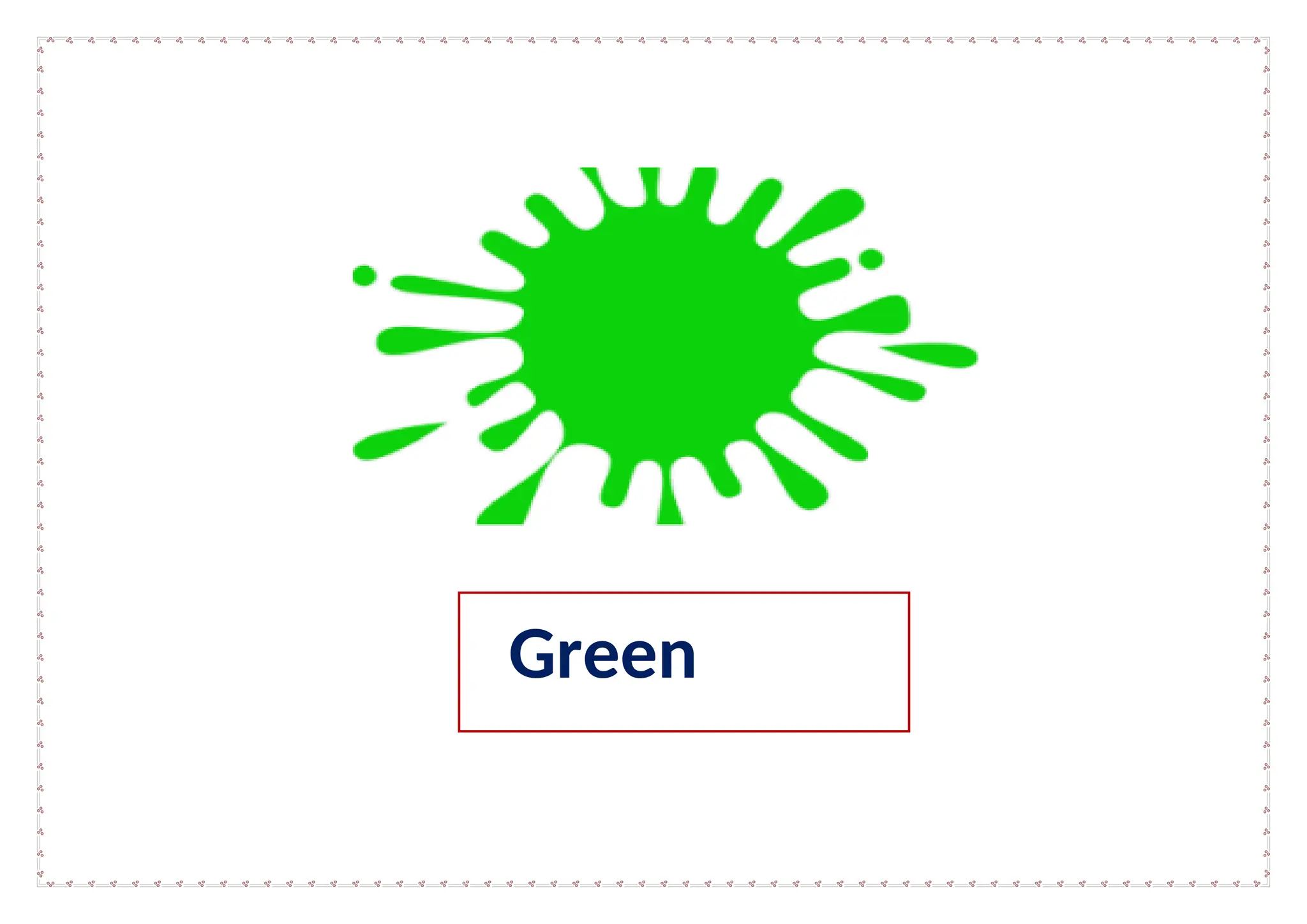 Colours Flashcards for Kids | PDF