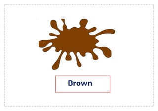 Colours Flashcards for Kids | PDF