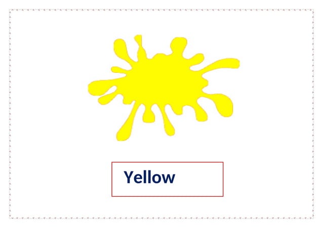 Colours Flashcards for Kids | PDF