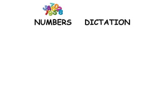 Colours and numbers literacy | PPTX