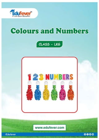 Colour and Number - LKG Worksheet | PDF