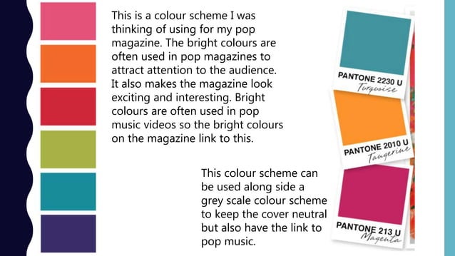 Colour scheme ideas | PPTX | Adult Contemporary Music | Music
