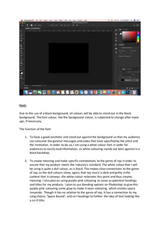 Colour Scheme for Minor Tasks | DOCX