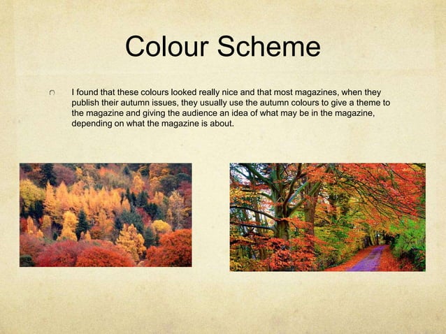 Colour scheme presentation | PPT