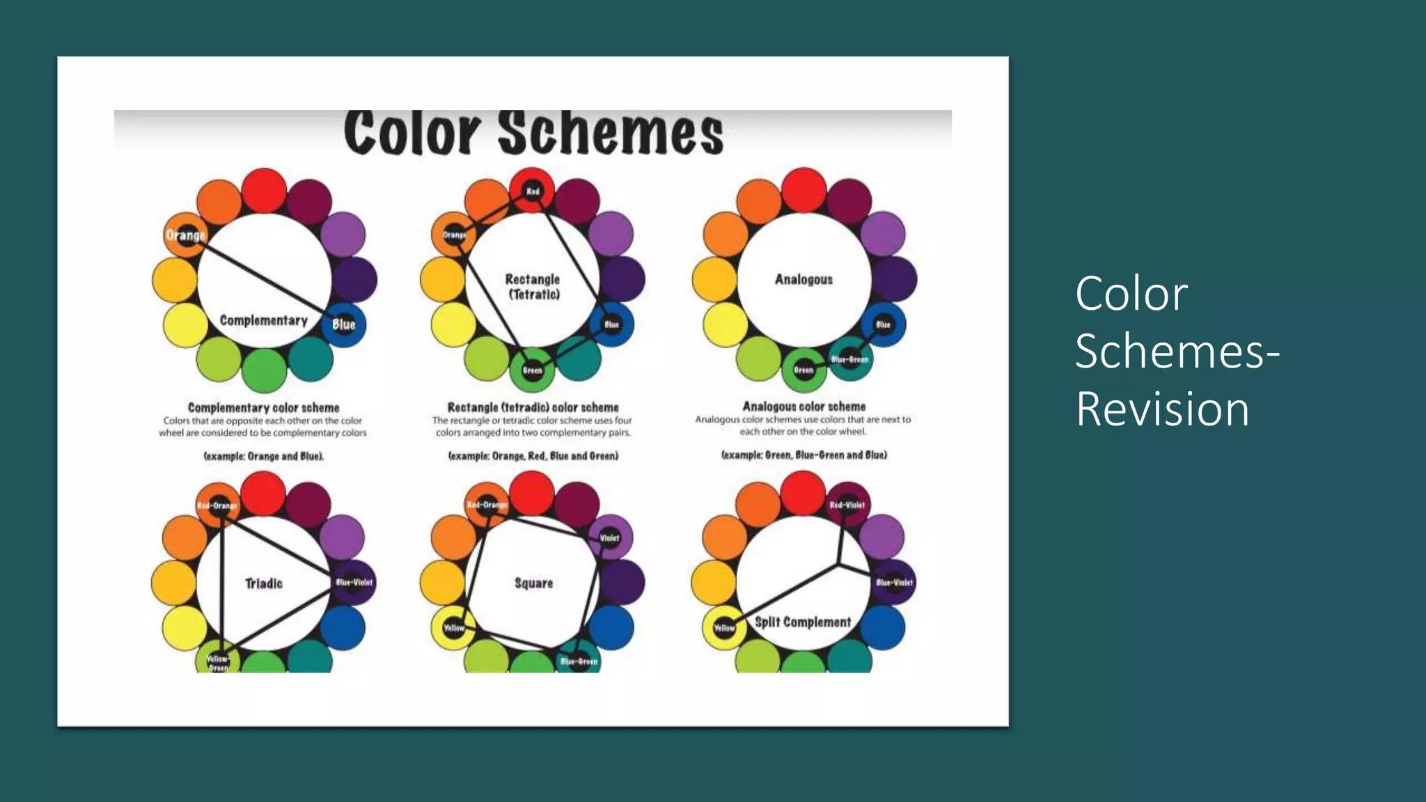 Colour Schemes-Interior Design | PPTX