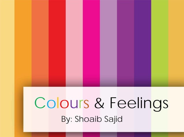 Colours & feelings | PDF