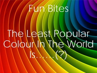 Colours & feelings | PDF