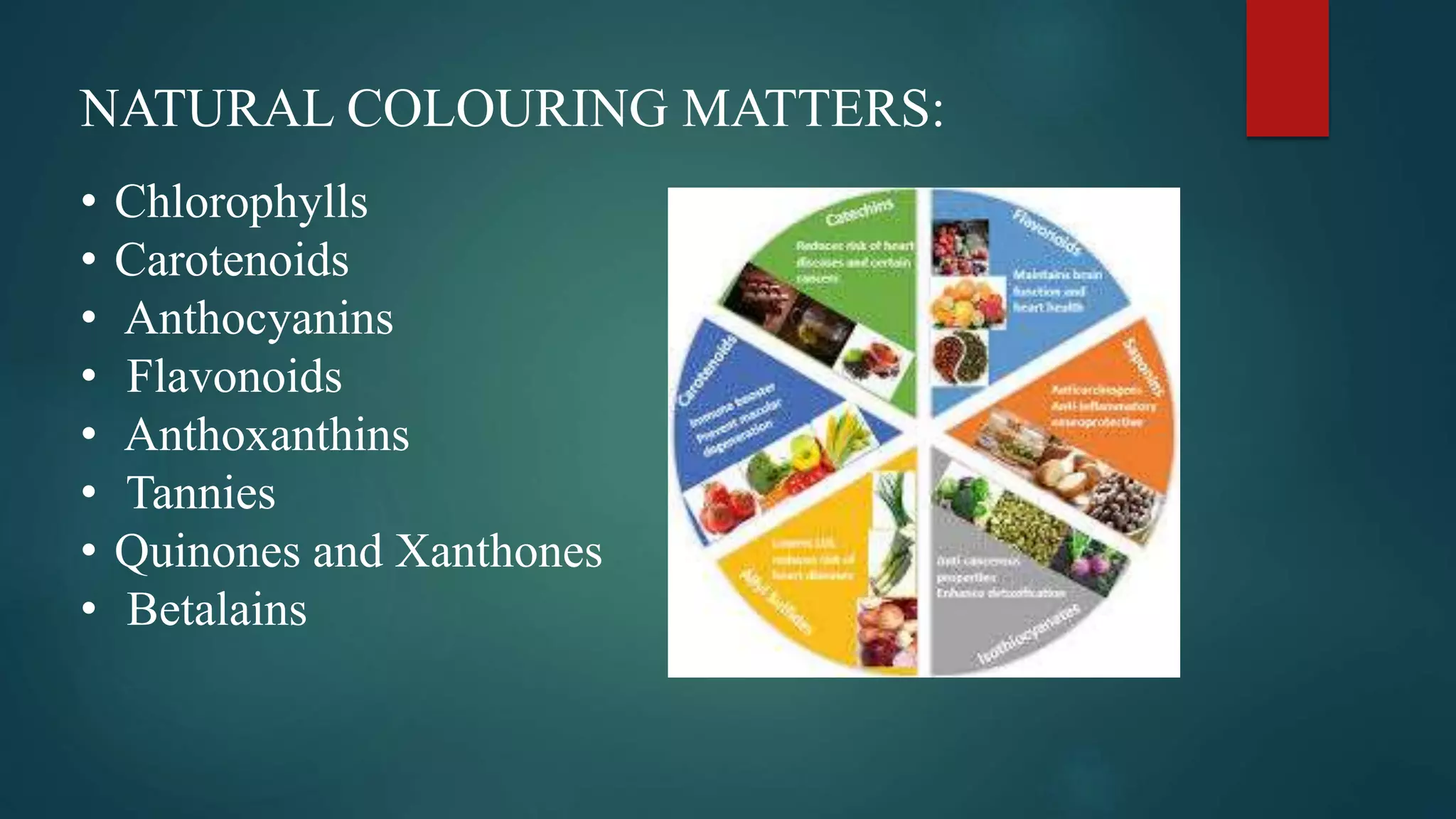 Colours in food | PPTX