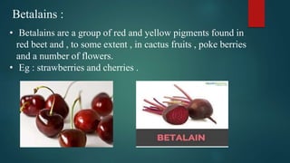 Colours in food | PPTX