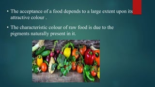 Colours in food | PPTX