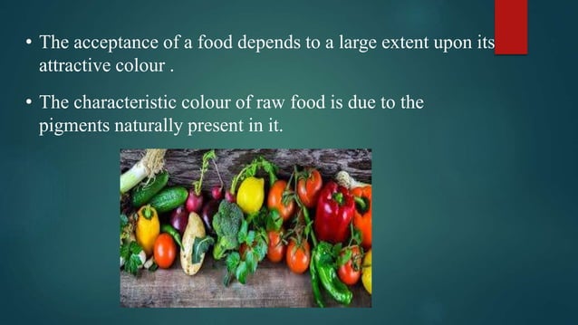Colours in food | PPTX