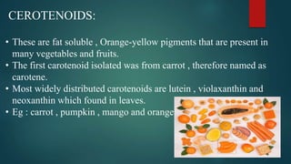 Colours in food | PPTX